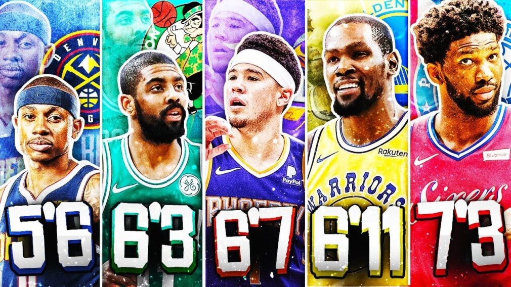 Average Height Of NBA Players By Position From 1952 To 2022